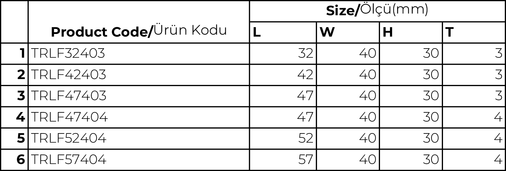 L Fixed Brackets – Trion Metal
